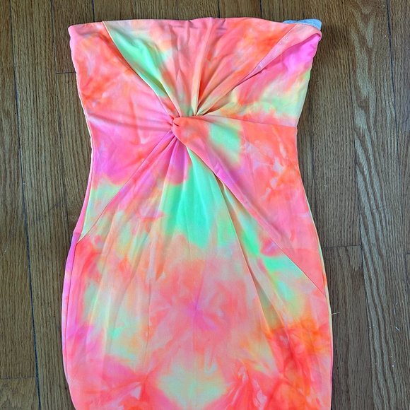 AKIRA | Dresses | Akira Neon Bodycon Dress | Poshmark